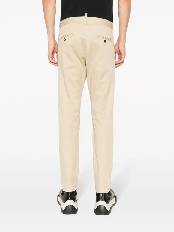 Dsquared2 Low-rise Slim-fit Cotton Chinos