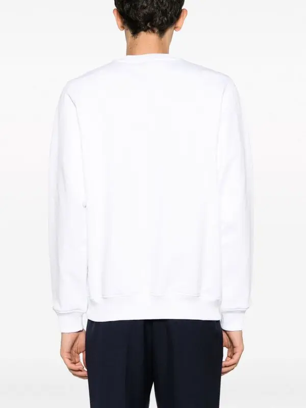 Casablanca Le Joueur Organic Cotton Sweatshirt - White