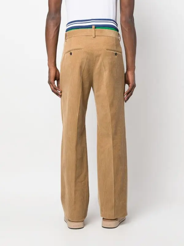 Dsquared2 Double-waistband Corduroy Trousers