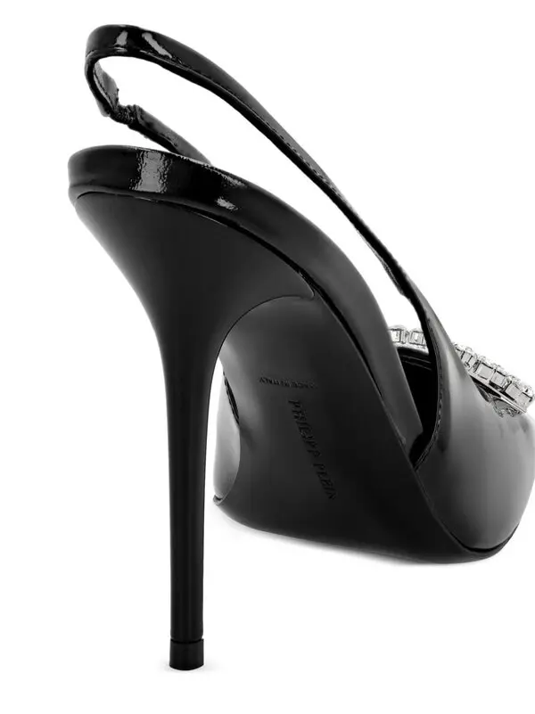 Philipp Plein Buckle-detail Leather Pumps