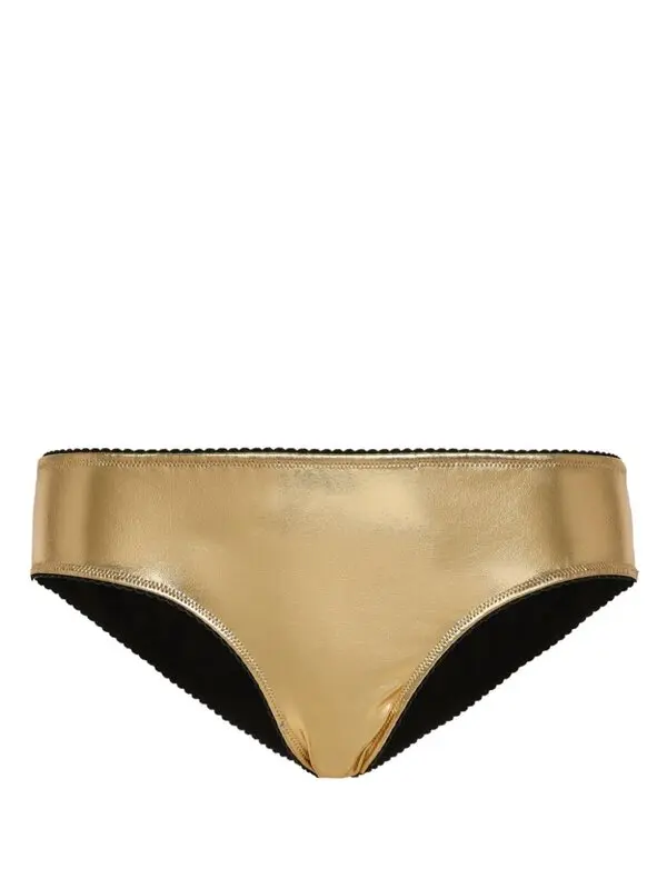 Dolce & Gabbana Metallic Hipster Brief - Gold