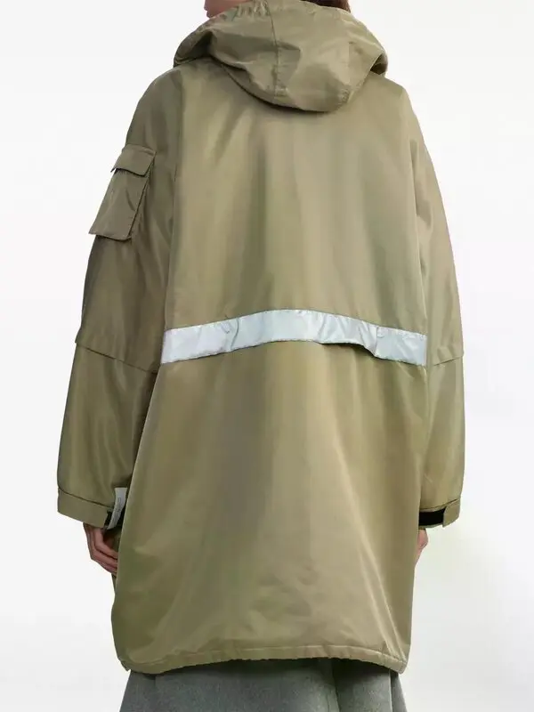 Rokh Multi-pocket Hooded Parka Coat