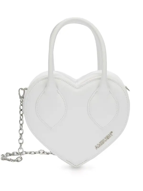 AMBUSH Heart Handle Shoulder Bag - White
