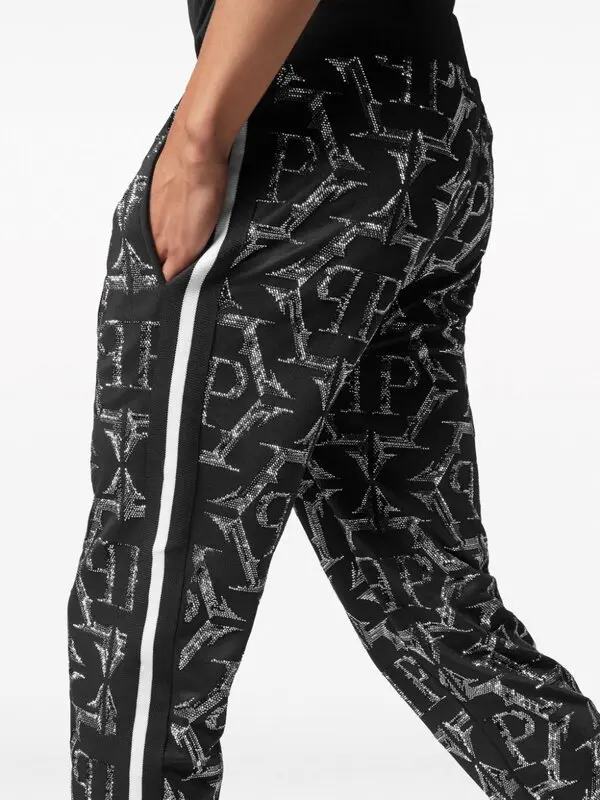 Philipp Plein Logo-print Cotton Track Pants