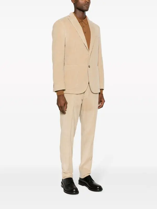 Boglioli Single-breasted Corduroy Suit