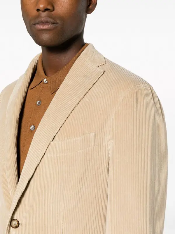 Boglioli Single-breasted Corduroy Suit