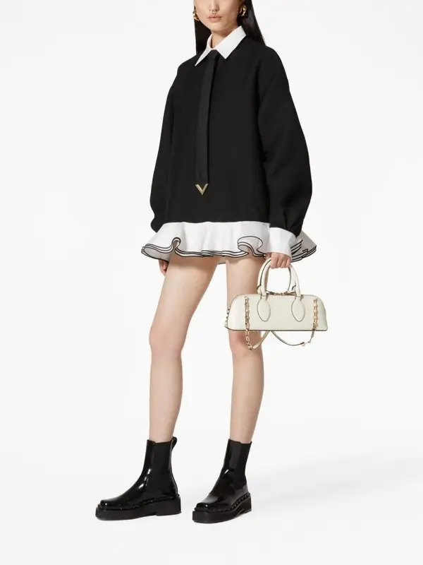 Valentino Garavani Rockstud E/w Tote Bag - White