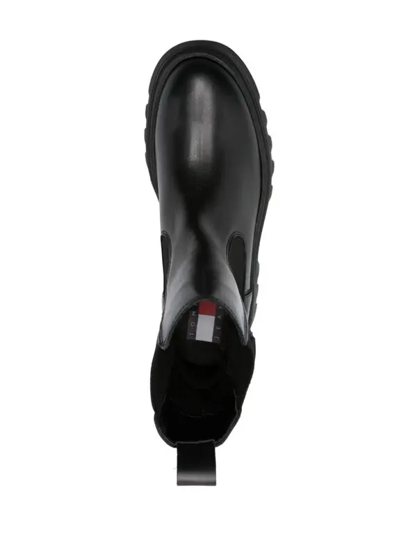 Tommy Hilfiger 40mm Chelsea Boots - Black