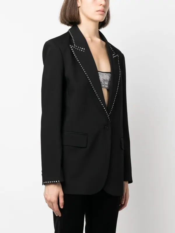 FORTE_FORTE Embellished Single-breasted Blazer