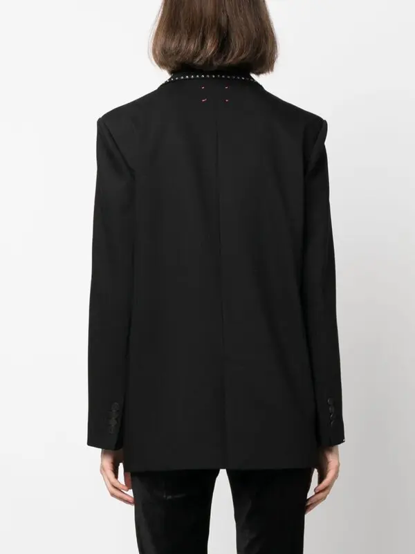 FORTE_FORTE Embellished Single-breasted Blazer