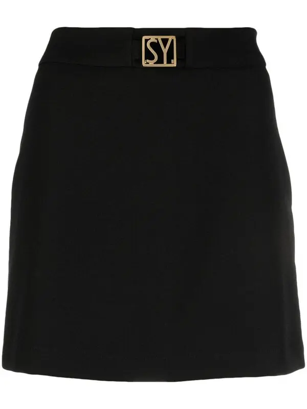 Seventy Logo-plaque A-line Mini Skirt