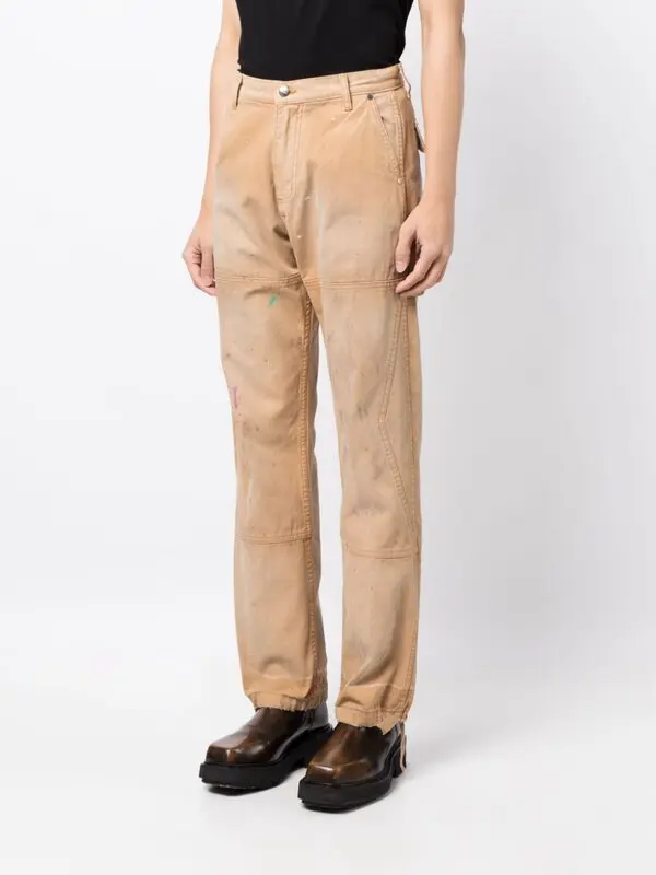 Rhude Chevron Painter Pants - Brown