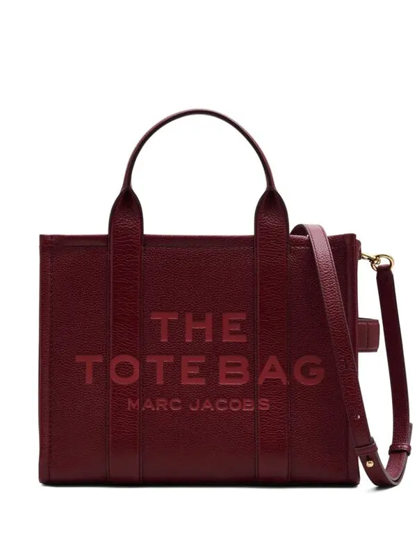 Marc Jacobs Leather Medium Tote Bag - Red
