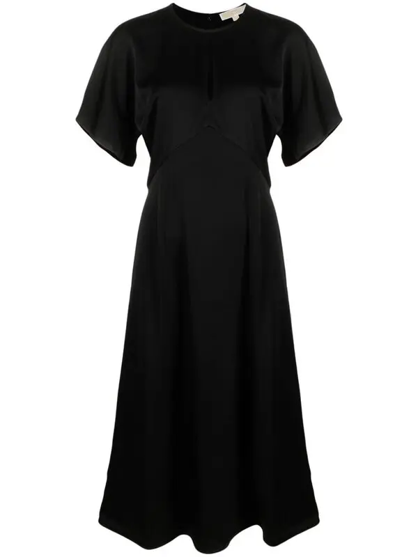 Michael Kors Flared Satin Midi Dress