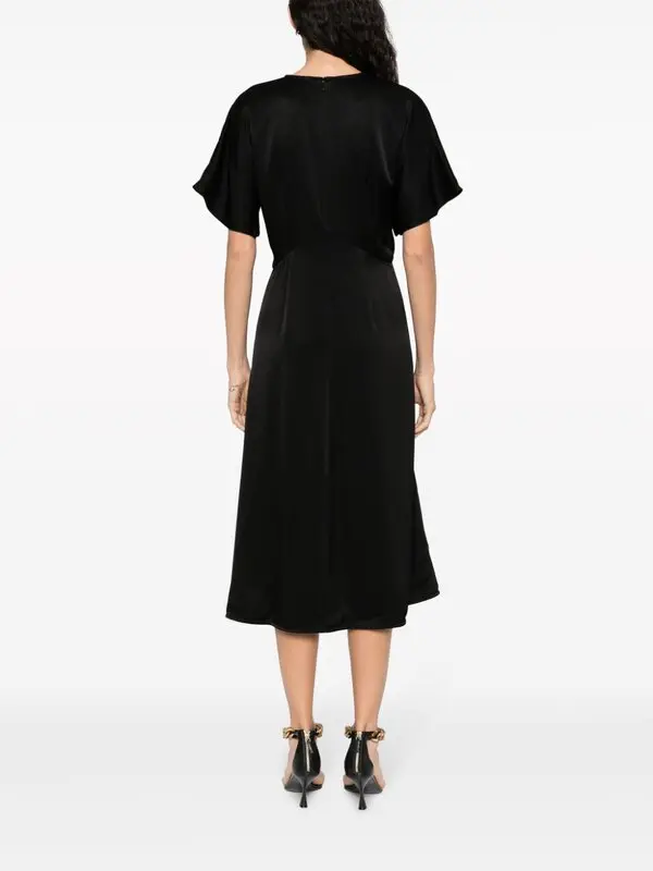 Michael Kors Flared Satin Midi Dress