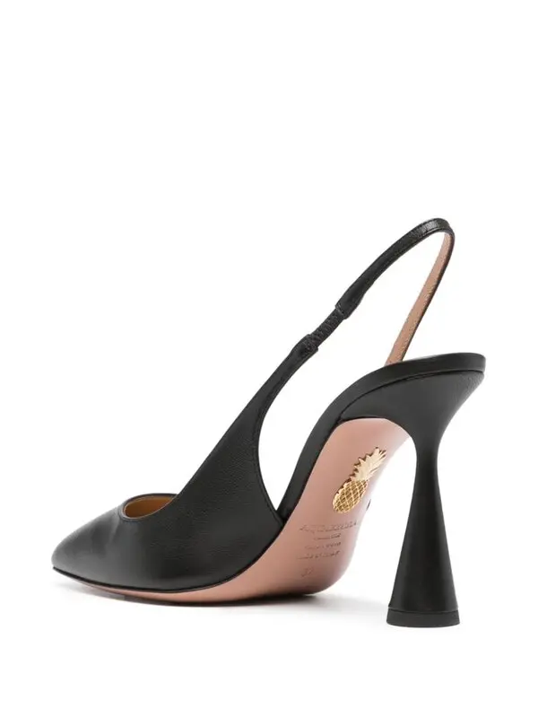 AQUAZZURA Amore 100mm Leather Pumps