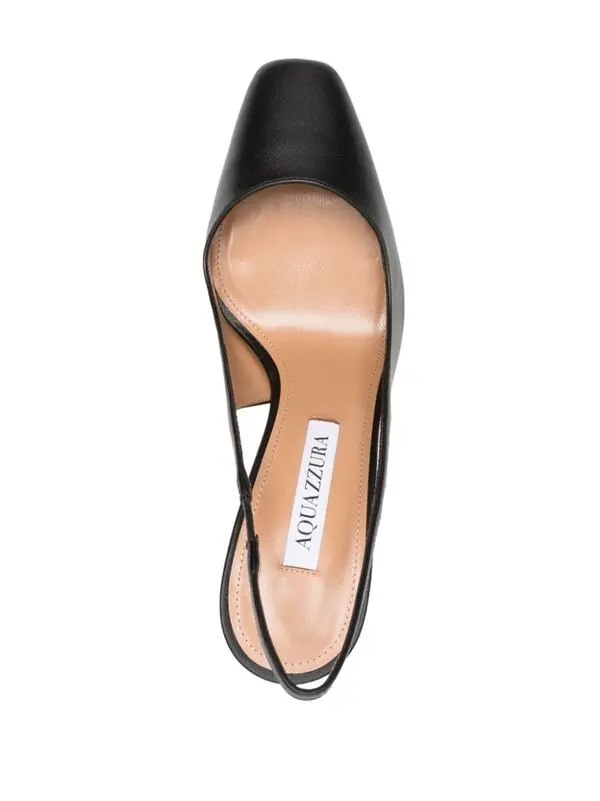 AQUAZZURA Amore 100mm Leather Pumps