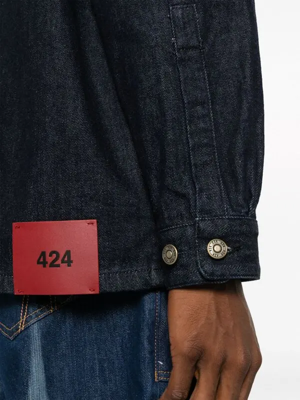 424 Long-sleeve Denim Shirt