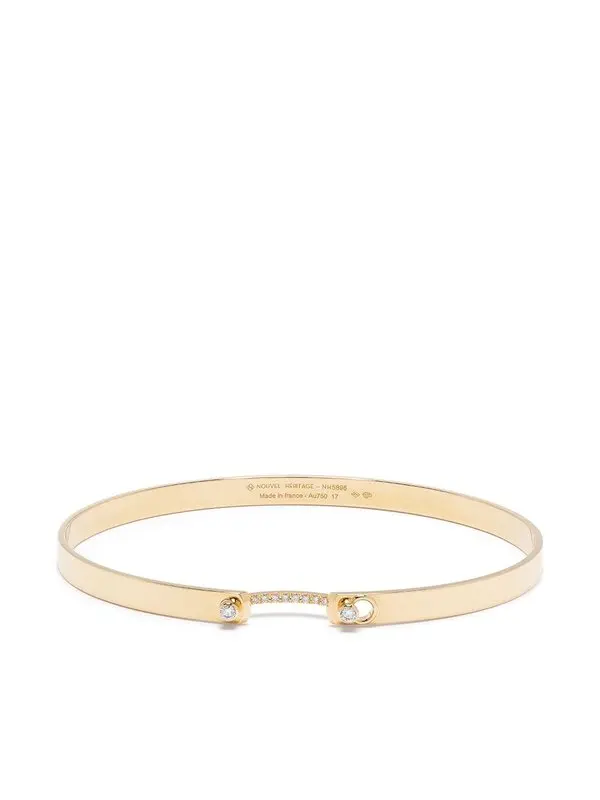 NOUVEL HERITAGE 18kt Yellow Diamond Bangle - Gold