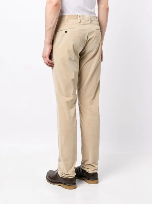 PT TORINO Corduroy Tapered Trousers - Neutrals