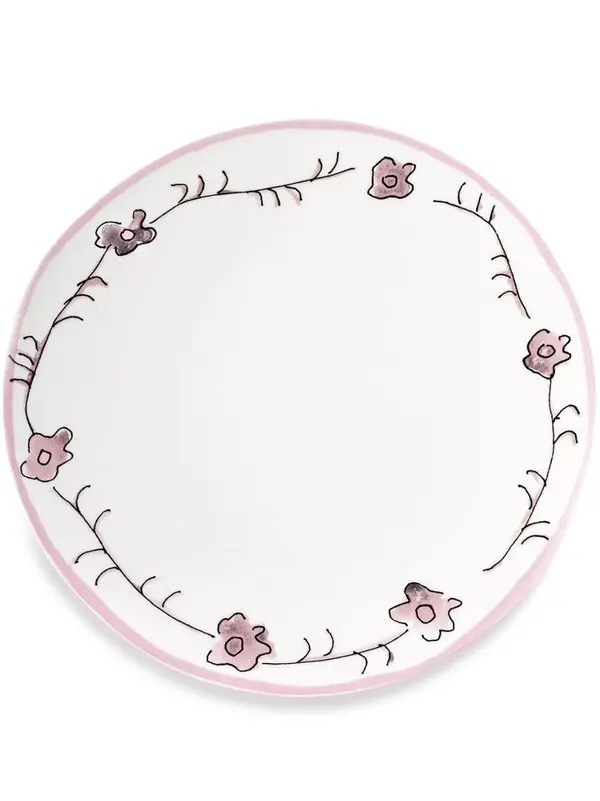 SERAX X Marni Midnight Flowers Dinner Plates - White