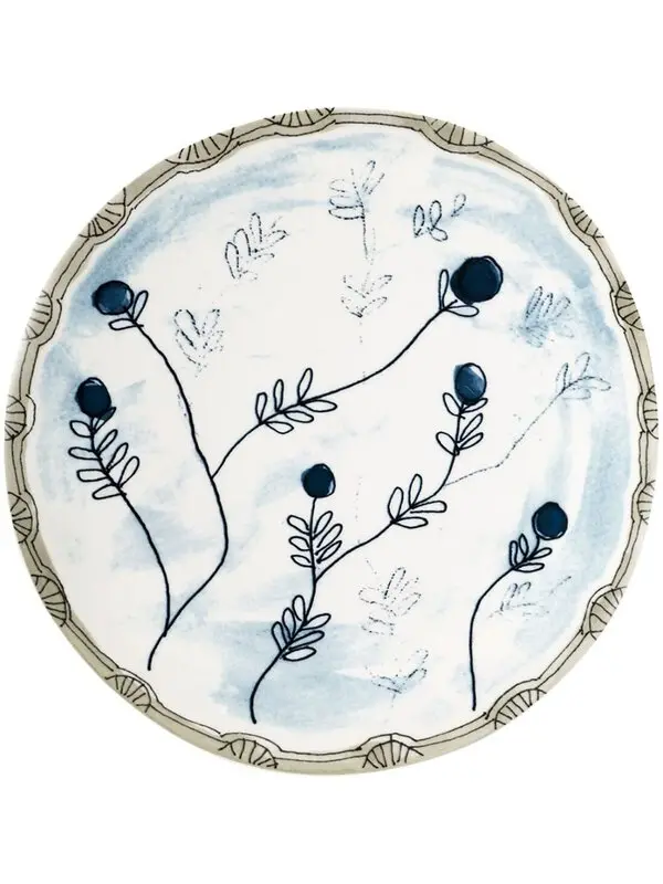 SERAX X Marni Midnight Flowers Dinner Plates - White
