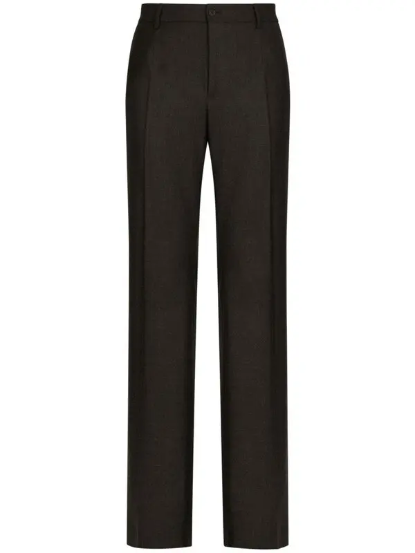 Dolce & Gabbana Straight-leg Stretch-wool Trousers