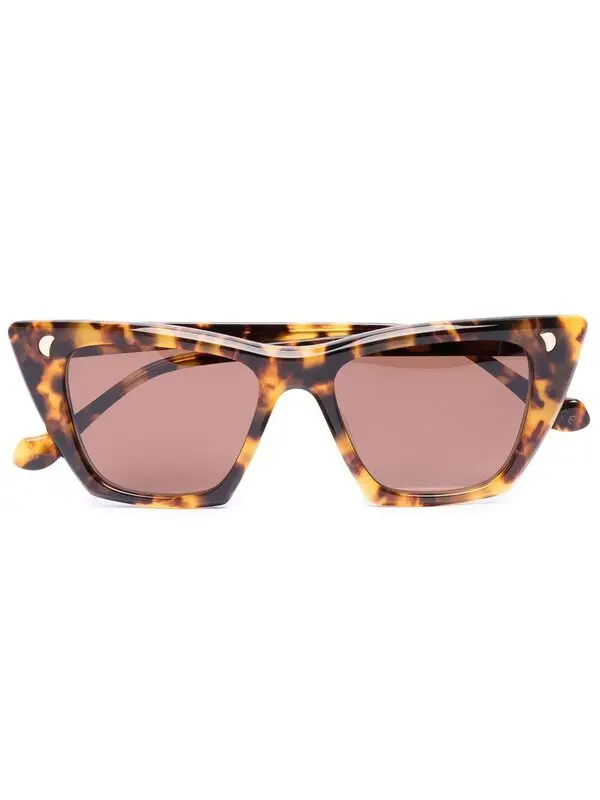 Nanushka Tortoiseshell-frame Sunglasses - Brown