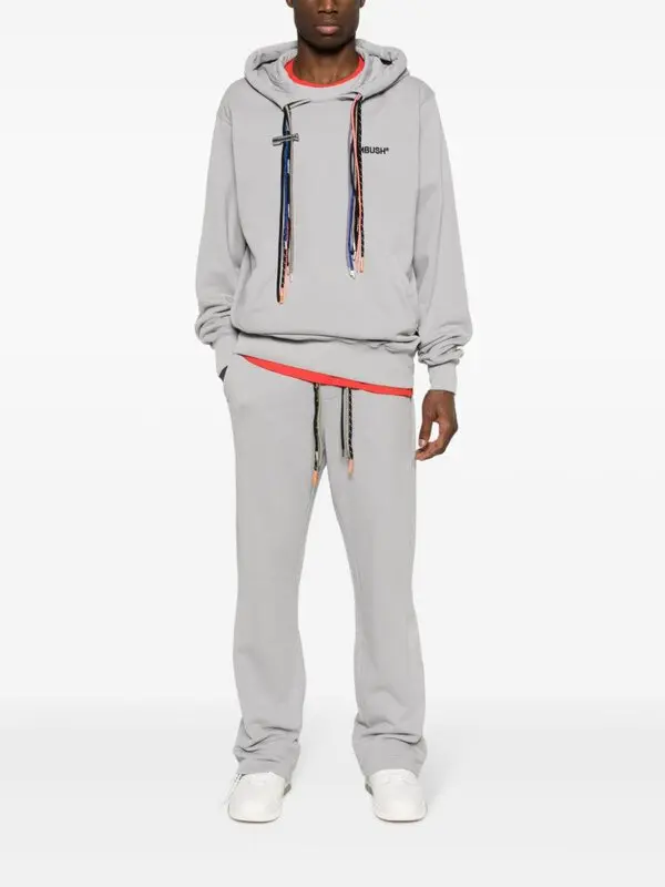 AMBUSH Multicord Drawstring Cotton Hoodie - Grey