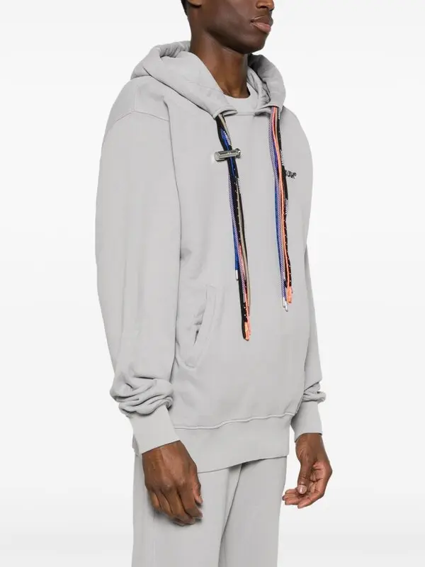 AMBUSH Multicord Drawstring Cotton Hoodie - Grey