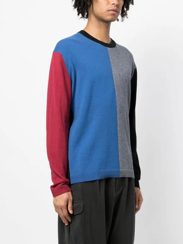 Maison Kitsuné Colour-block Jumper