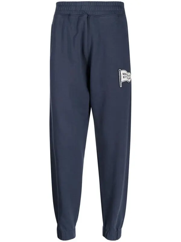 Maison Kitsuné Logo-patch Cotton Track Pants