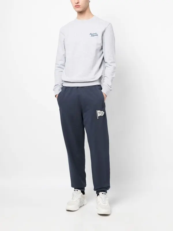 Maison Kitsuné Logo-patch Cotton Track Pants