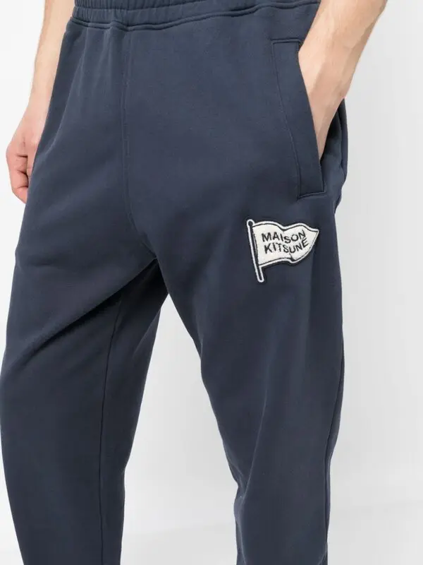 Maison Kitsuné Logo-patch Cotton Track Pants