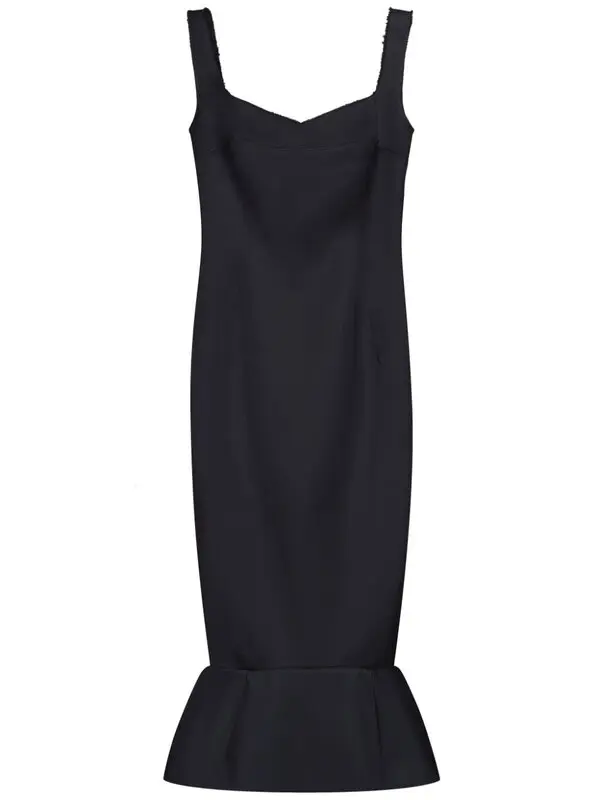Marni Flounce-hem Sheath Midi Dress