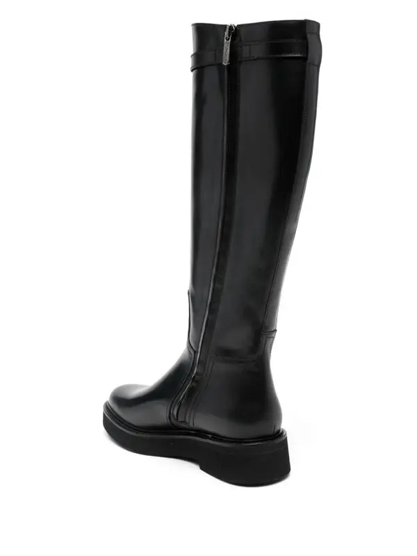 DOUCAL'S Buckled Knee-high Boots