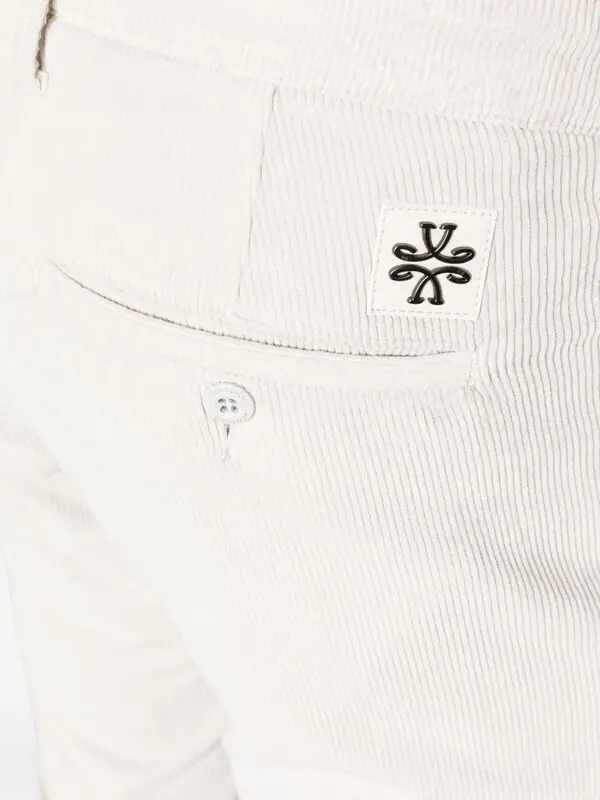 Jacob Cohen Bobby Corduroy Chino Trousers - Neutrals
