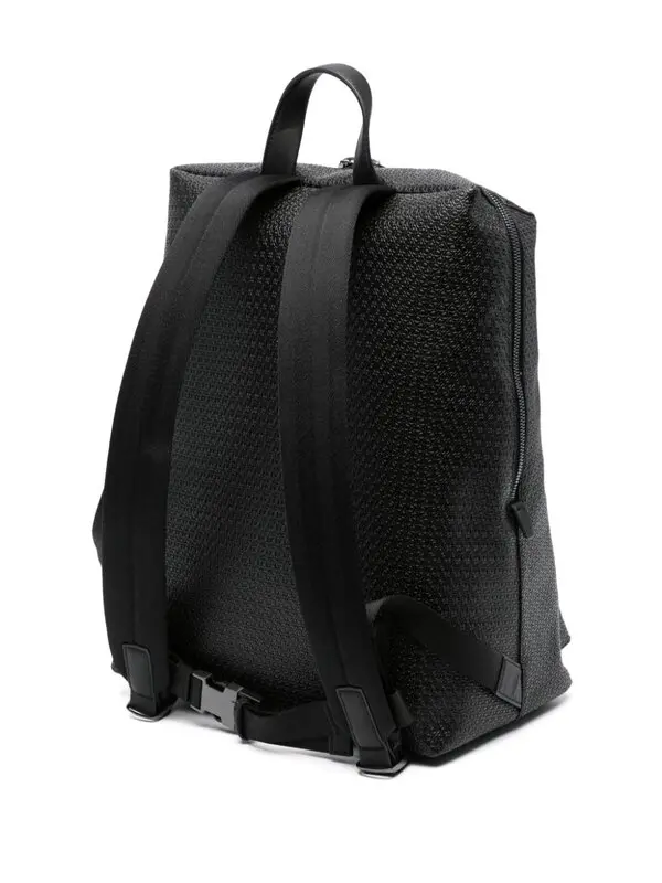 Calvin Klein Minimalism Logo-plaque Backpack - Black
