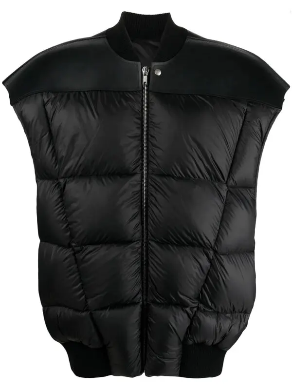 Rick Owens Zip-up Puffer Gilet