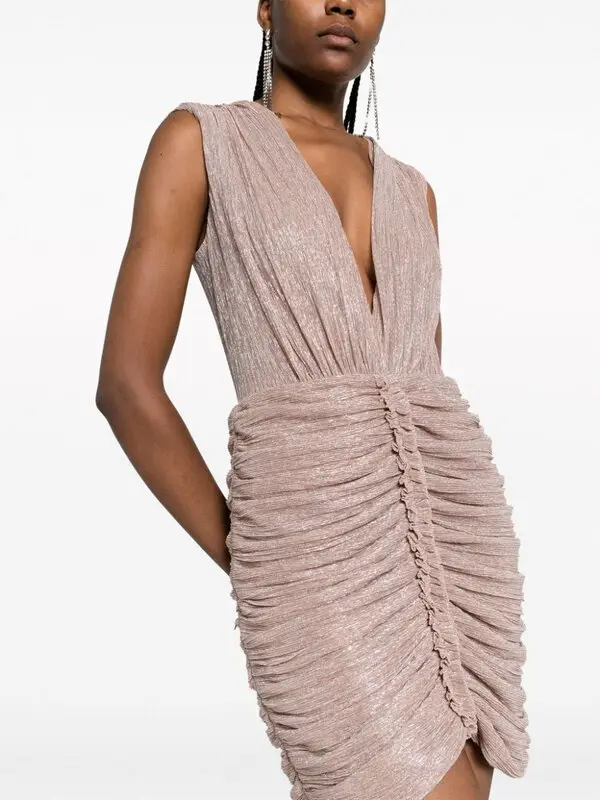 Costarellos Rampling Gathered-detail Minidress