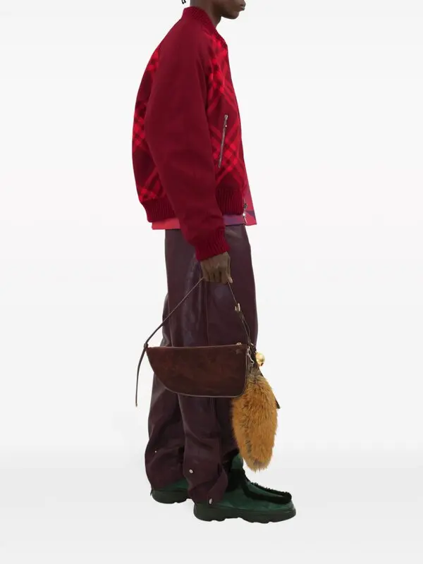 Burberry Reversible Check-print Bomber Jacket - Red