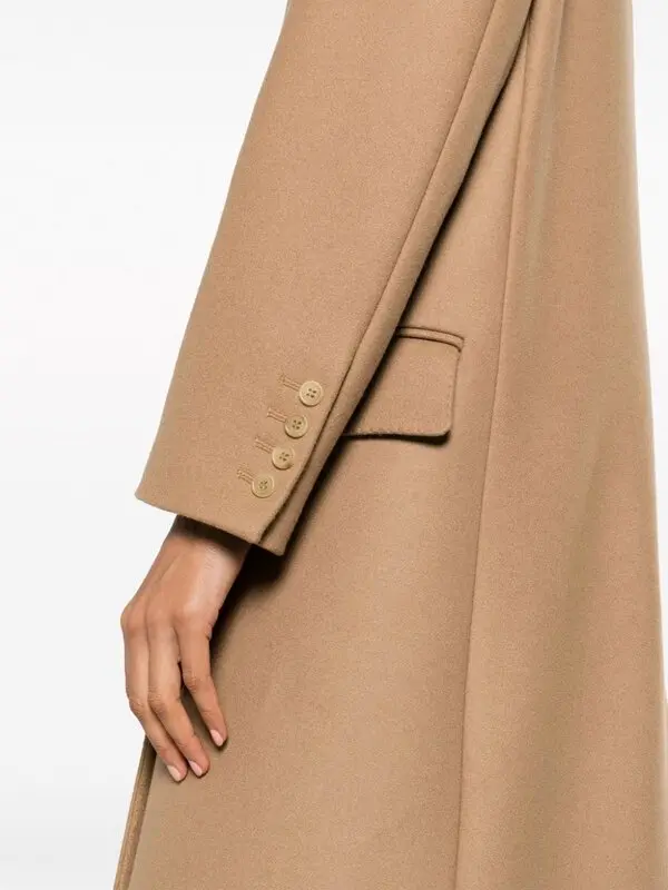 ARMARIUM Long Double-breasted Coat - Neutrals