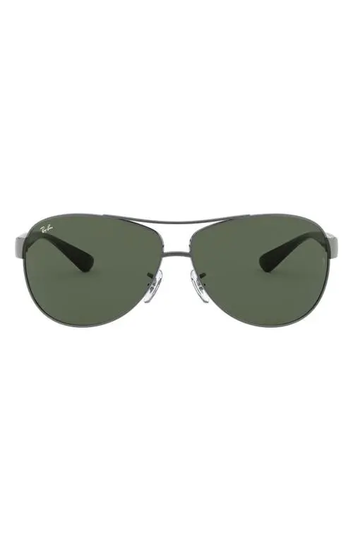 Ray-ban Oversized Pilot Sunglasses - Gunmetal Green