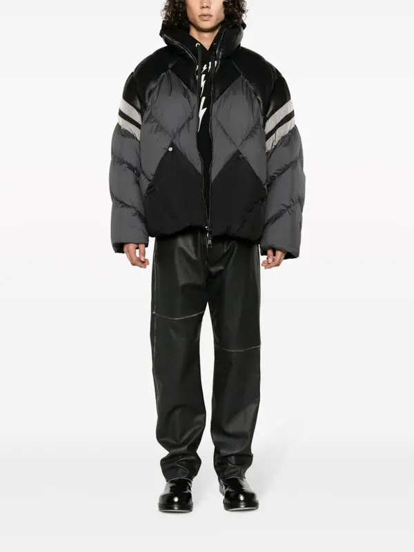 Neil Barrett Panelled Mock-neck Padded Jacket