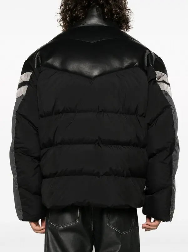 Neil Barrett Panelled Mock-neck Padded Jacket