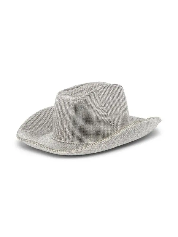 Philipp Plein Texas Crystal-embellished Cowboy Hat