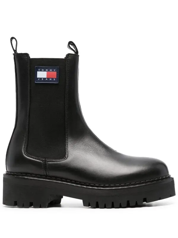 Tommy Hilfiger Urban 50mm Leather Boots