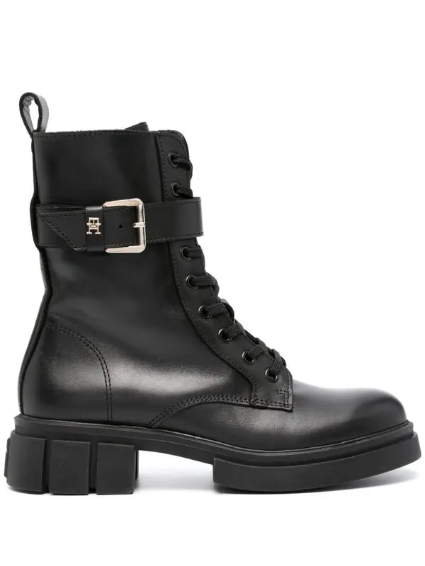 Tommy Hilfiger 40mm Leather Boots