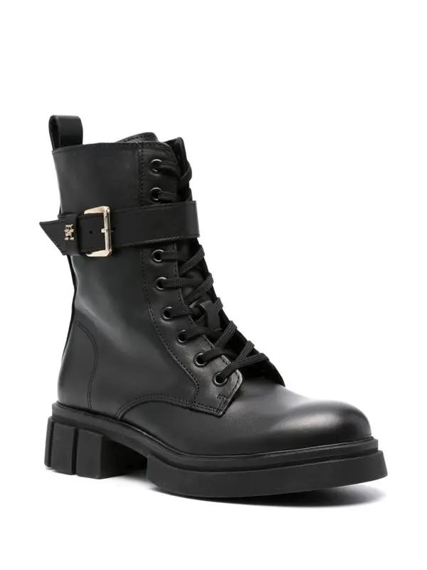 Tommy Hilfiger 40mm Leather Boots