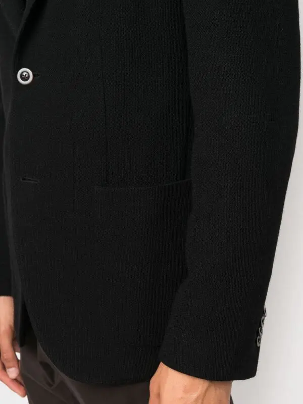 Boglioli Knitted Single-breasted Blazer